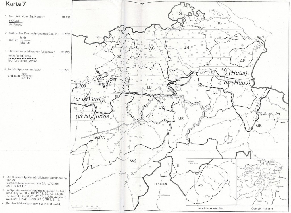 Types of Linguistic Maps: The Mapping of linguistic Features and ...